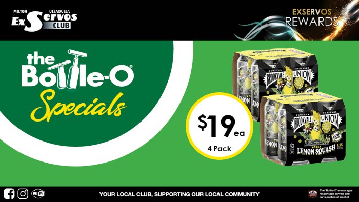 Brookvale Union Vodka & Lemon Squash